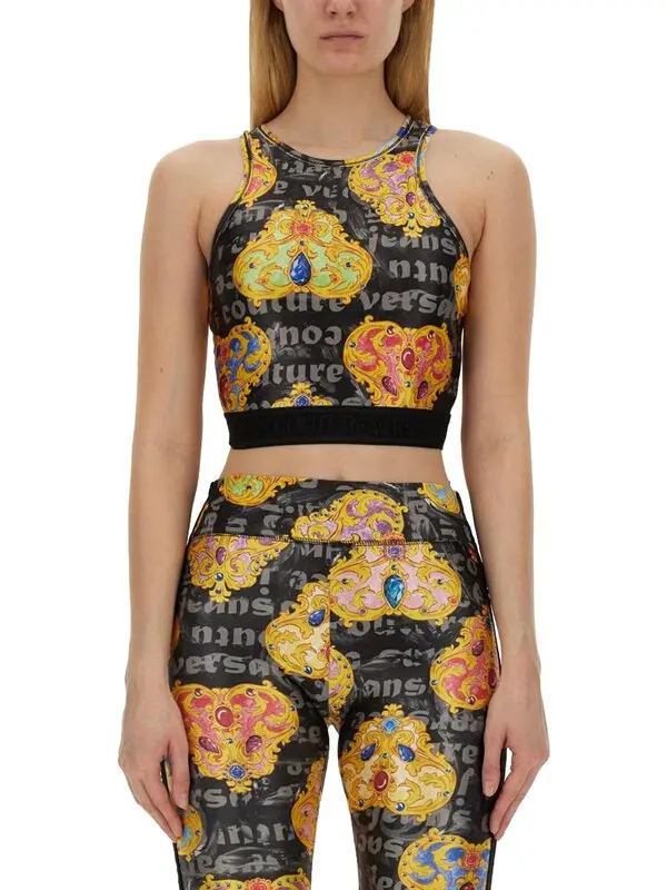 Versace Top With Print - Multicolour