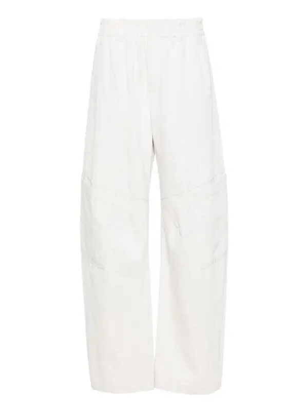 Brunello Cucinelli Mid-rise Tapered Trousers - Neutrals
