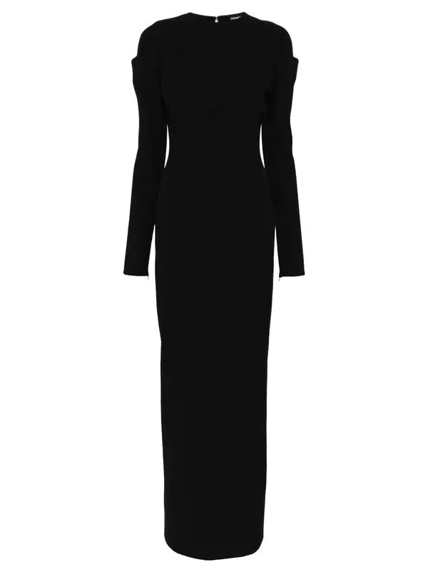 Jacquemus Sabre Cold-shoulder Dress - Black