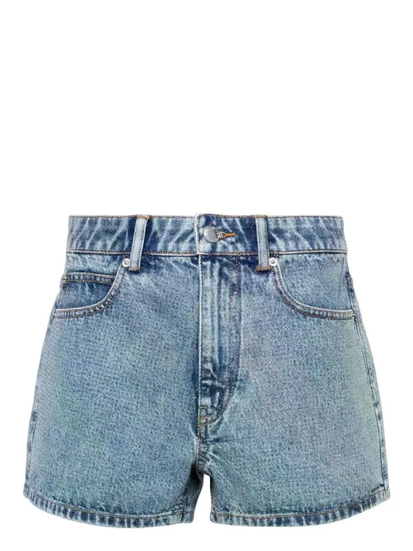 Alexander Wang Shorty Denim Shorts - Blue