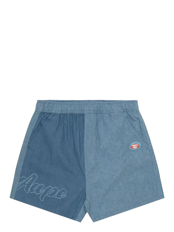 AAPE BY *A BATHING APE® Colour-block Track Shorts - Blue
