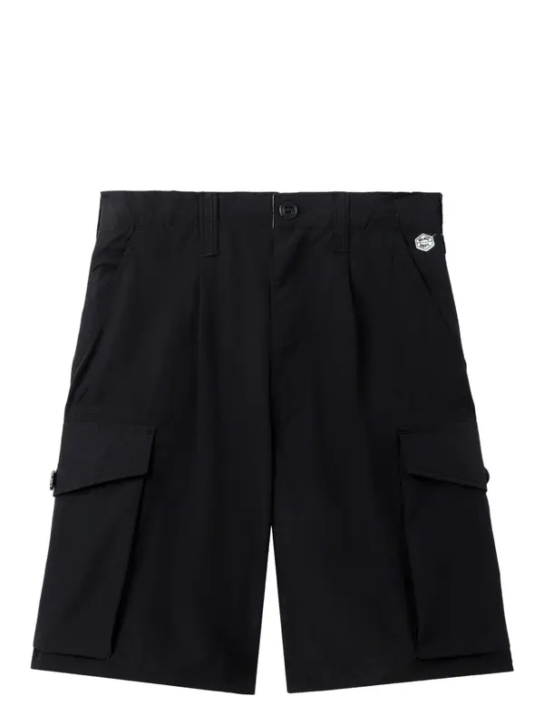 CHOCOOLATE Logo-appliqué Cargo Shorts - Black