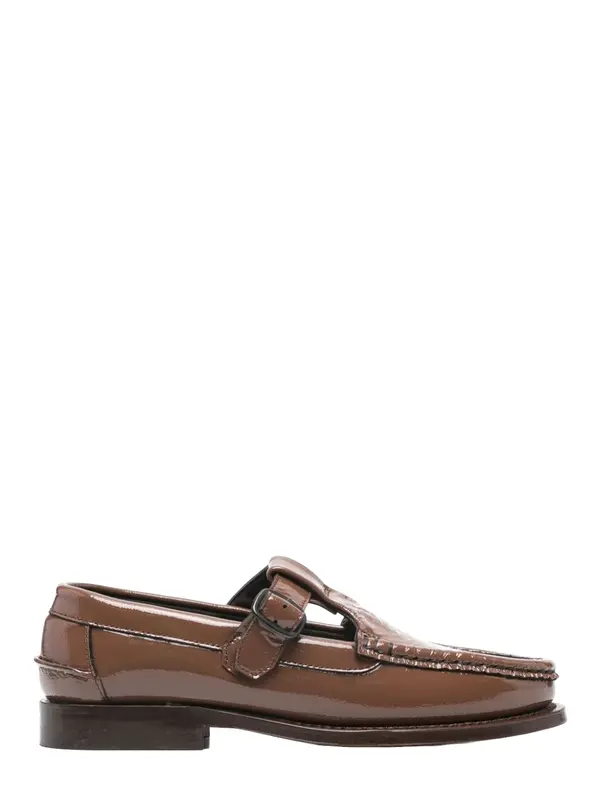 Hereu Alber Patent Loafers - Brown