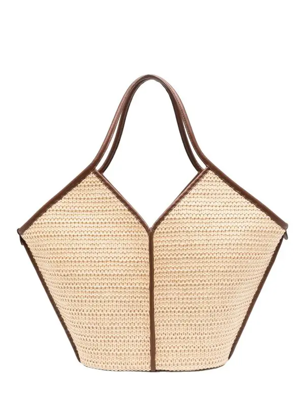 Hereu Calella Raffia Tote Bag - Neutrals