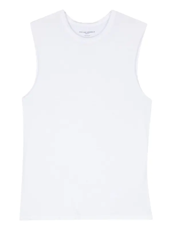 Officine Générale Straight-hem Top - White