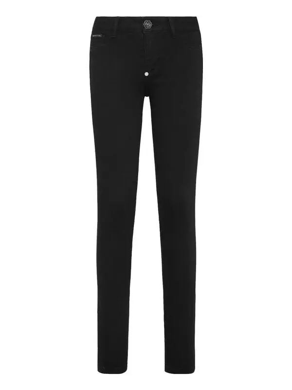 Philipp Plein Mid-rise Skinny Jeans - Black