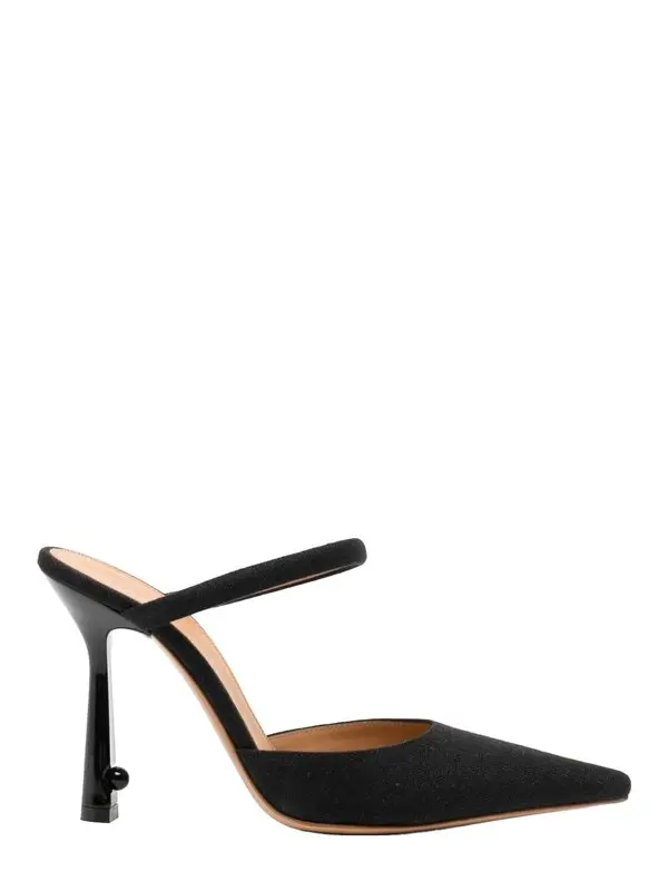 Off-White Lollipop 100mm Mules - Black