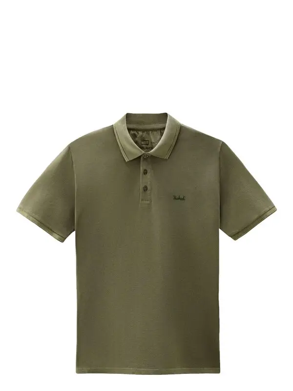 Woolrich Mackinack Cotton Polo Shirt - Green