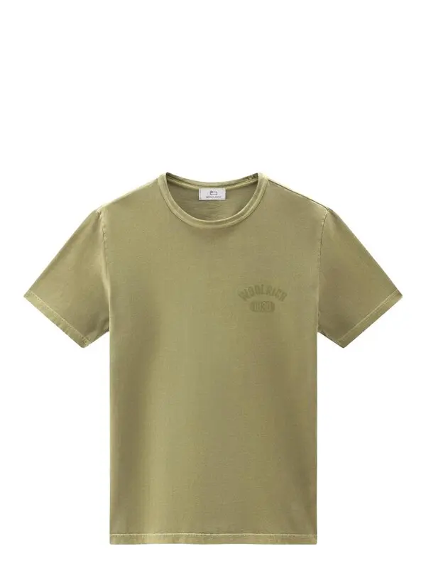 Woolrich Logo-print Cotton T-shirt - Green