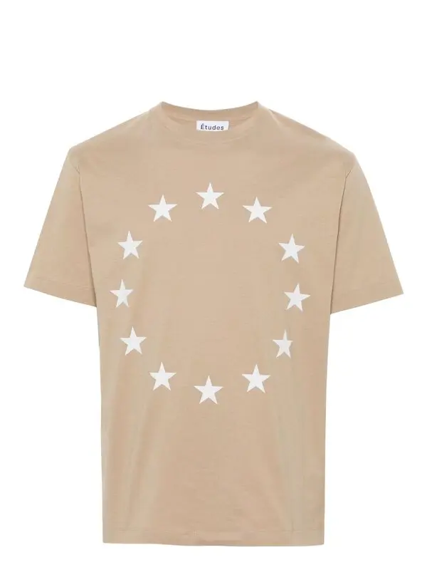 ÉTUDES STUDIO Wonder Europa Cotton T-shirt - Neutrals