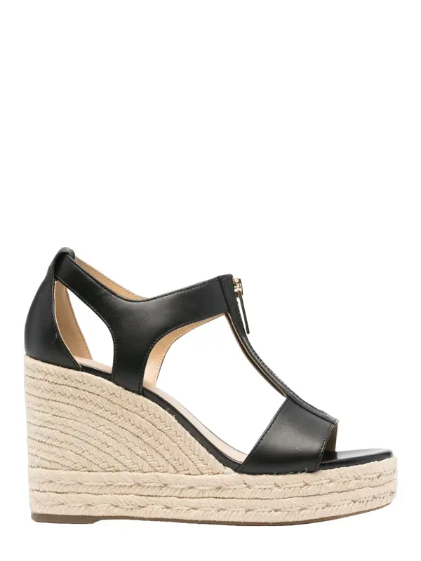 Michael Kors Berkley 70mm Wedge Sandals - Black