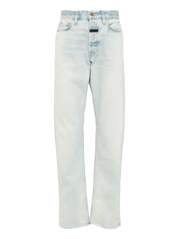 Fear Of God Mid-rise Straight-leg Jeans - Blue