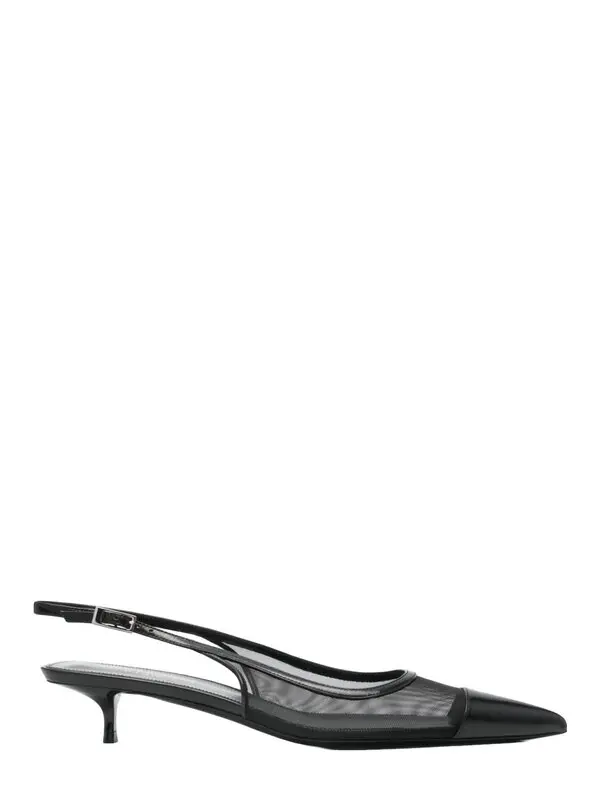 Saint Laurent Oxalis 30mm Mesh Pumps - Black