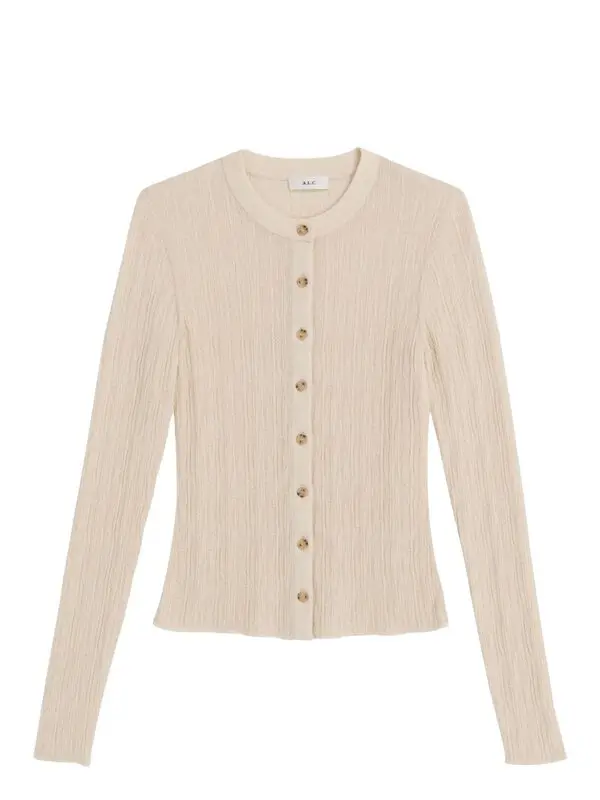 A.L.C. Fisher Long-sleeve Cardigan - Neutrals