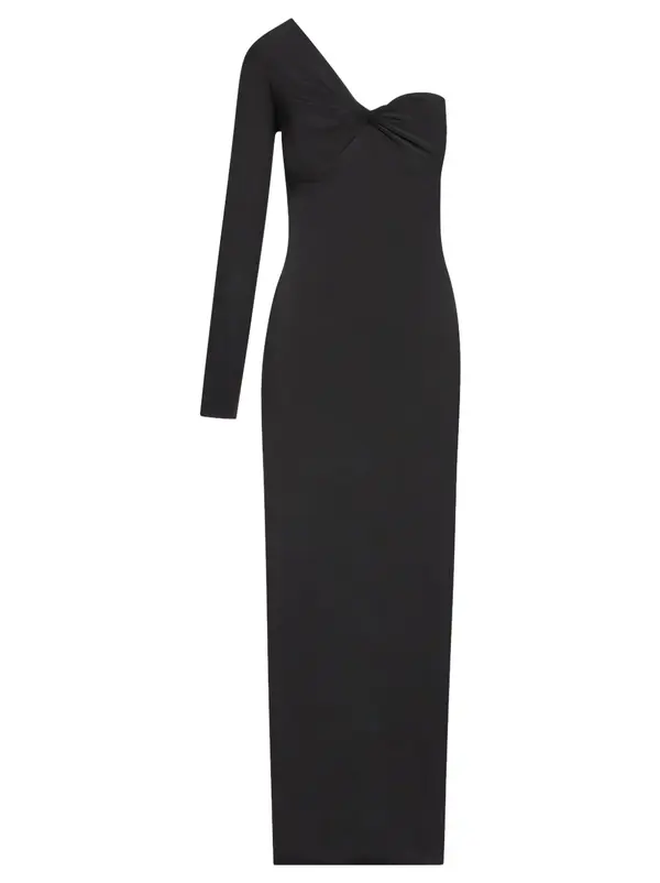 COURREGES One-shoulder Maxi Dress - Black