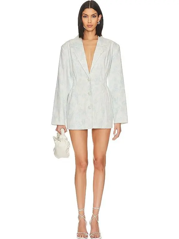 For Love & Lemons Chantal Blazer Dress - Blue