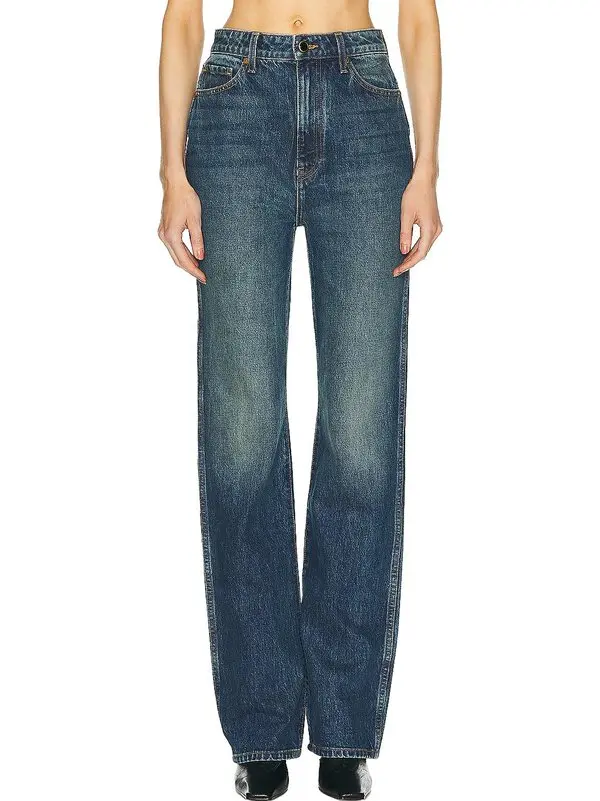 Khaite Danielle Straight-leg Jeans - Stinson