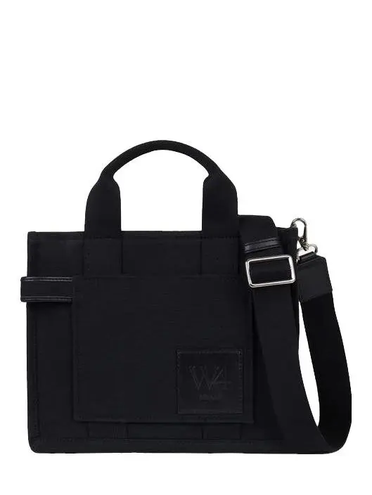 WE-AR4 The Street 29 Canvas Tote - Black