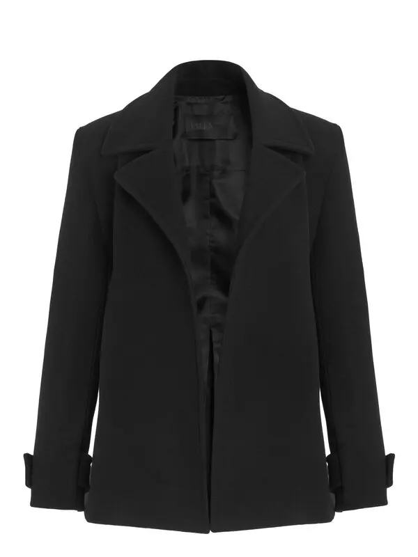 Valentino Garavani Tailored Virgin-wool Coat - Black