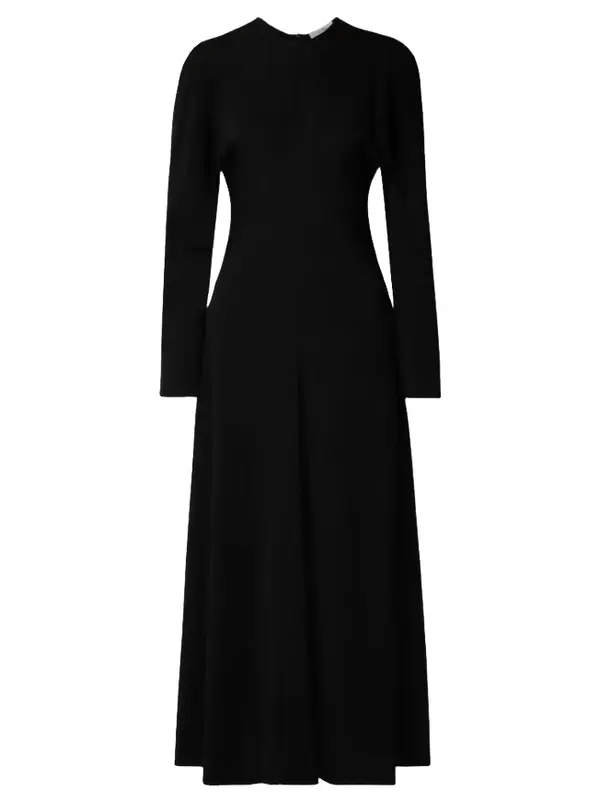 THE ROW Venusia Jersey Maxi Dress - Black
