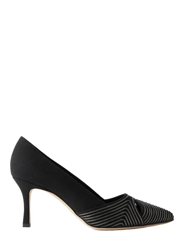 Manolo Blahnik Turgipump Point-toe Pumps - Black