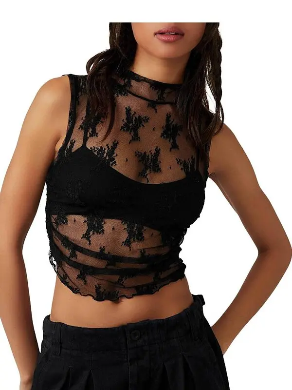 Free People Muscle Tank - Black
