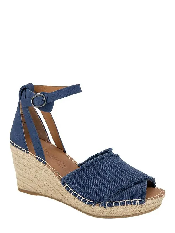 KENNETH COLE Charli Espadrille Wedge Sandals - Denim