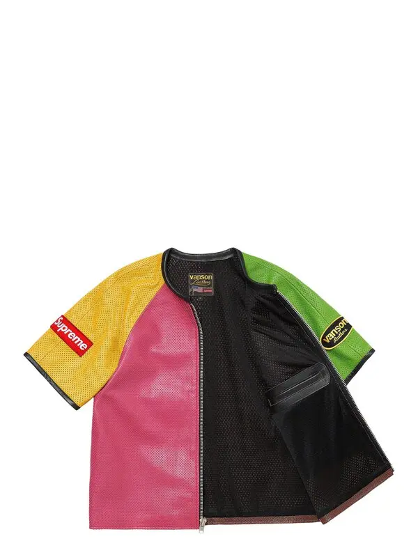 Supreme X Vanson Leathers Racing Jacket - Multicolor