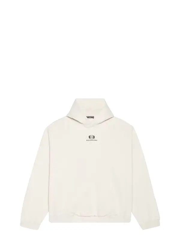Balenciaga Wide-fit Hoodie - White