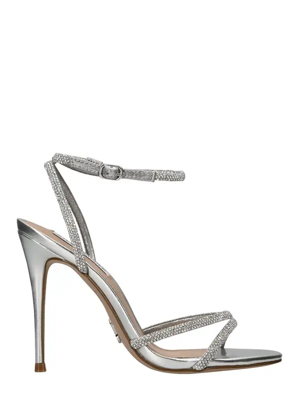 Steve Madden Embellished Bryanna Sandals 100 - Silver