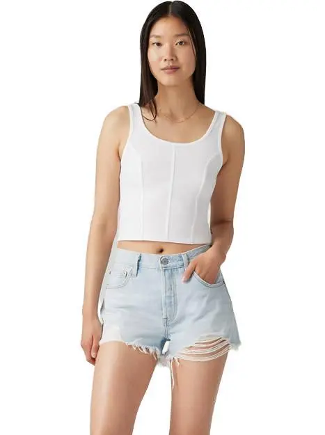 LEVI'S Mars Corset Tank Top - White