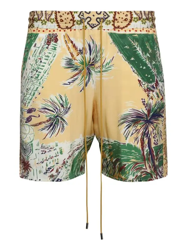 Rhude Palmina Shorts - Multicolor