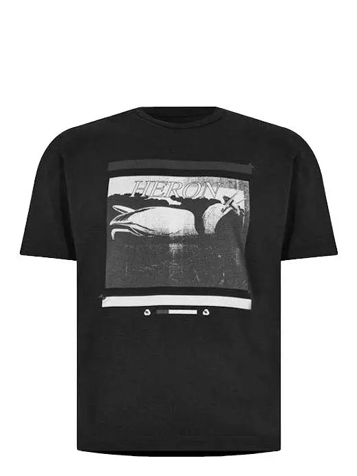 Heron Preston Misprinted Tee Shirt - Black