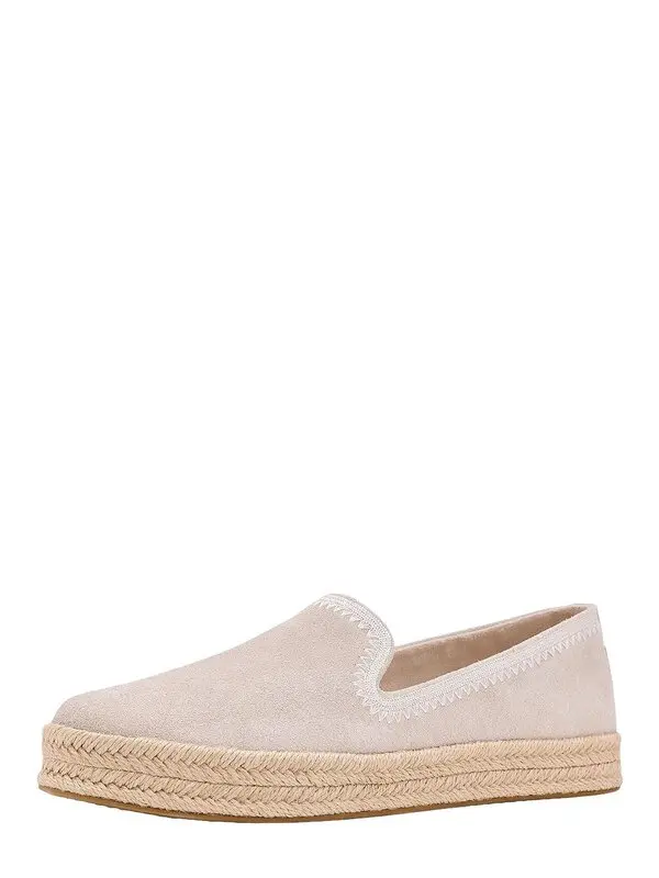 Toms Carolina Suede Espadrille Flats - Gray