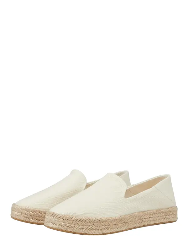 Toms Carolina Espadrille Flats - White