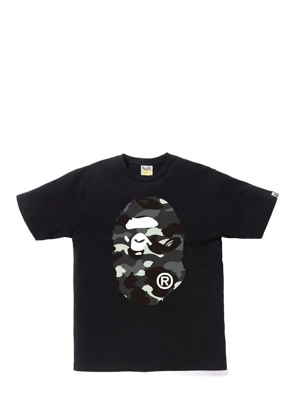 A BATHING APE City Camo Big Ape Head Tee Shirt - Black