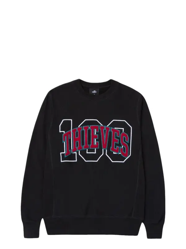100 THIEVES Alumni Collection Team Crewneck Sweatshirt - Black