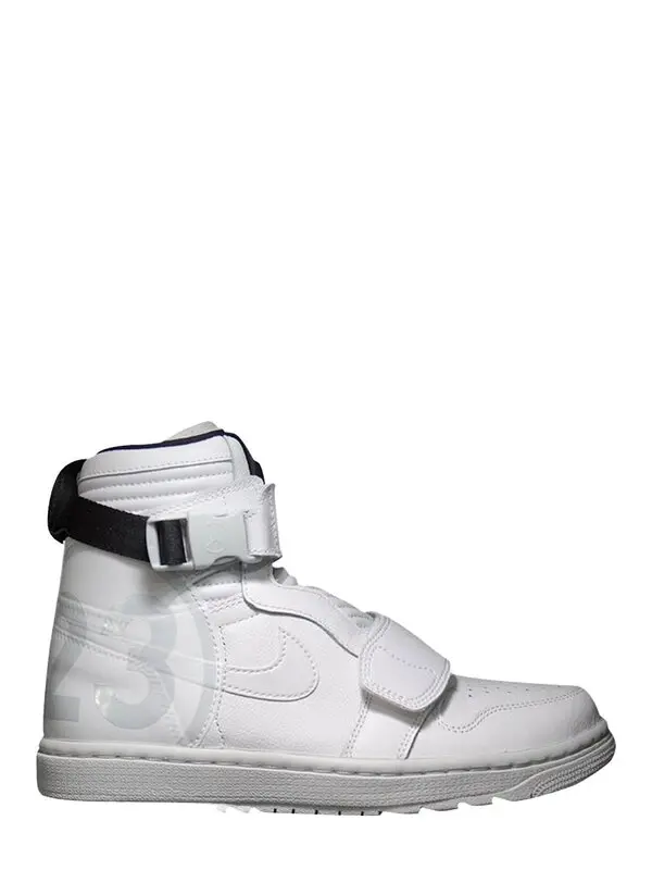 JORDAN 1 Moto High-top Sneakers - White/black
