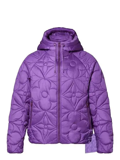 LOUIS VUITTON Lvse Flower Quilted Hoodie Jacket - Violet