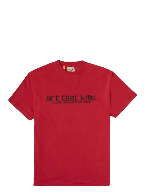 GALLERY DEPT. Art That Kills Logo T-shirt - Red