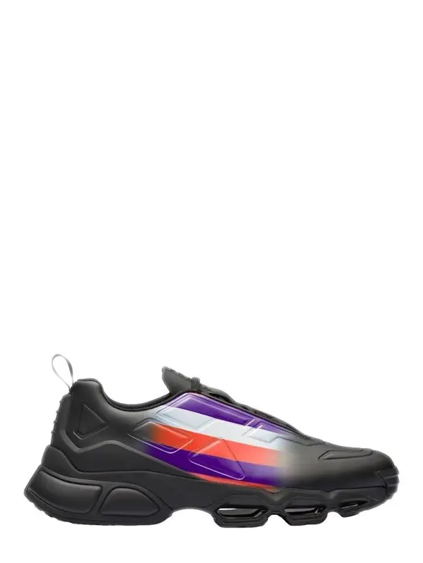 Prada Collision Cross Sneakers - Black/violet