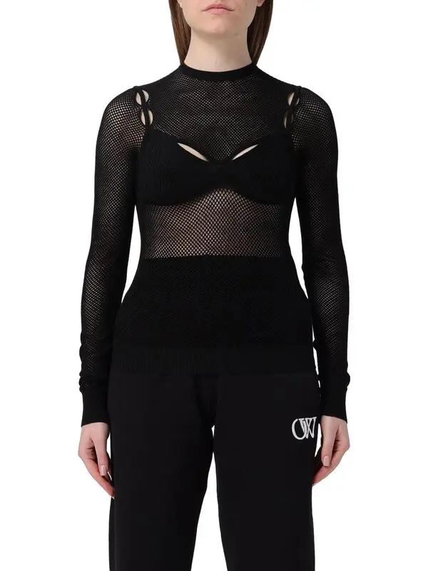 Off-White Knit Top - Black