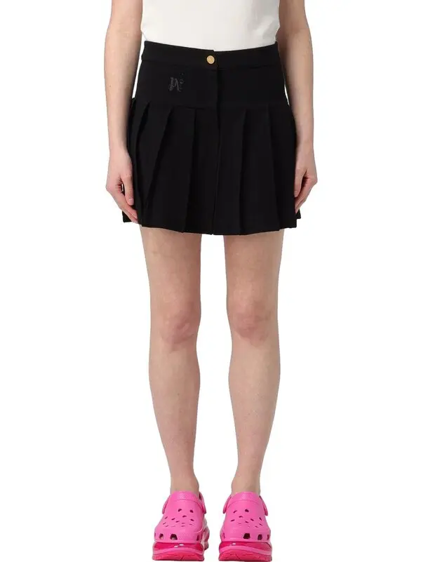 Palm Angels Pleated Skirt - Black