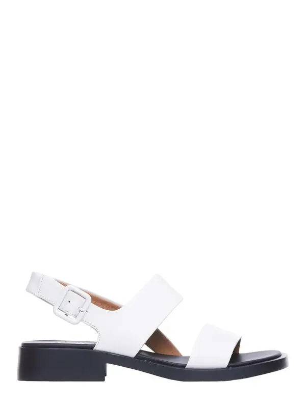 Camper Heeled Sandal - White