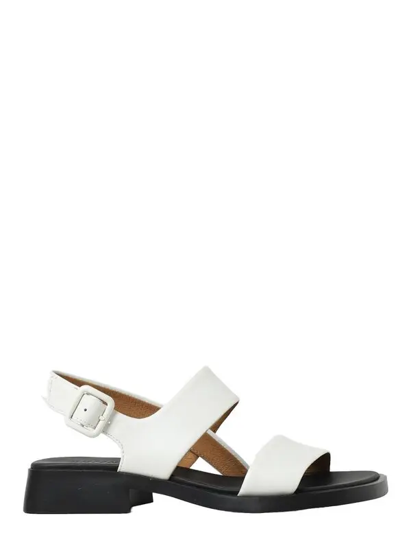 Camper Heeled Sandal - White