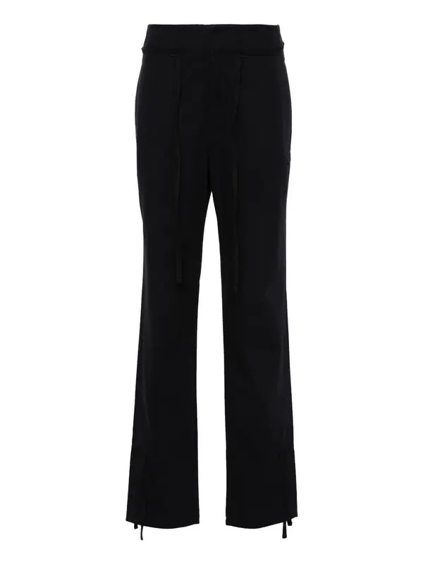 LEMAIRE Cotton Straight Trousers - Blue