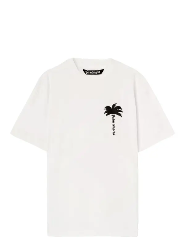 Palm Angels The Palm Cotton T-shirt - White