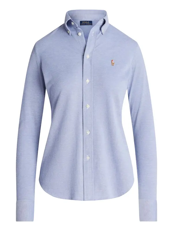Polo Ralph Lauren Pony-embroidered Cotton Shirt - Blue