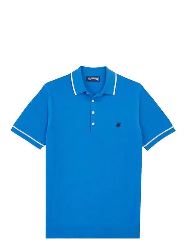 Vilebrequin Logo-embroidered Polo Shirt - Blue