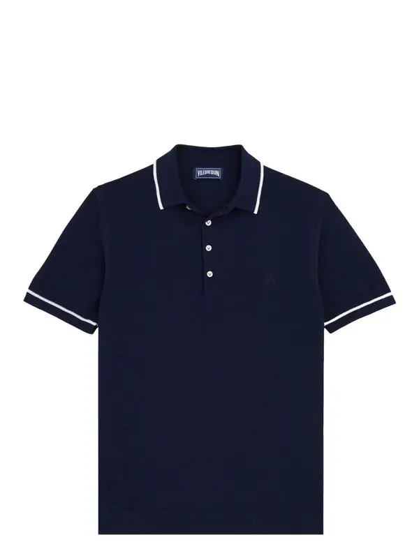 Vilebrequin Logo-embroidered Polo Shirt - Blue